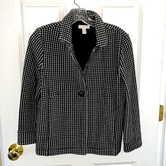 Charter Club | Jackets & Coats | Vintage Womens Charter Club Black And ...